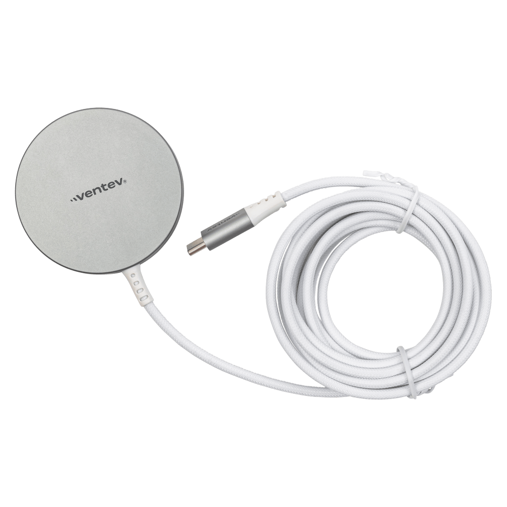 Ventev 10ft Alloy 15W Wireless Magnetic Charger Silver – Ventev Mobility