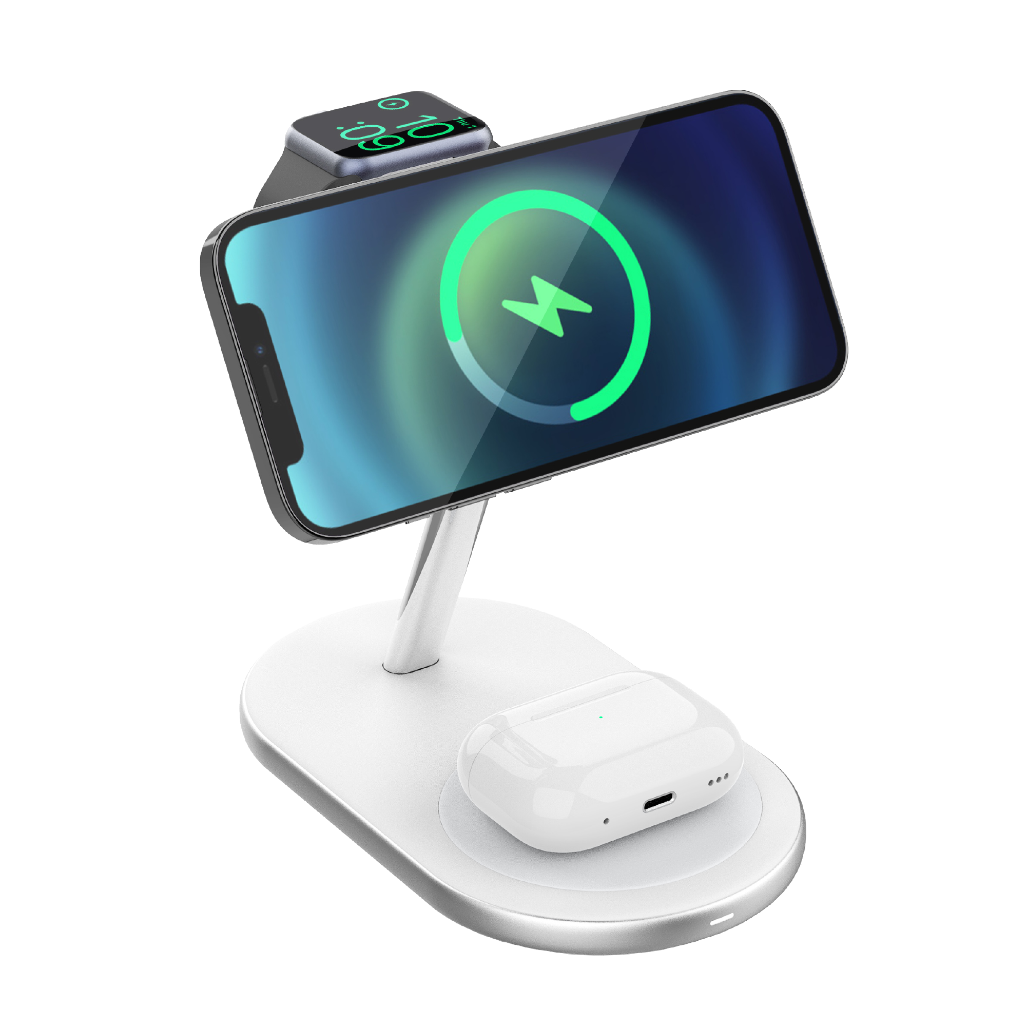 15W ULTRAFAST 3 in 1 Wireless Charging Stand - Ventev – Ventev Mobility